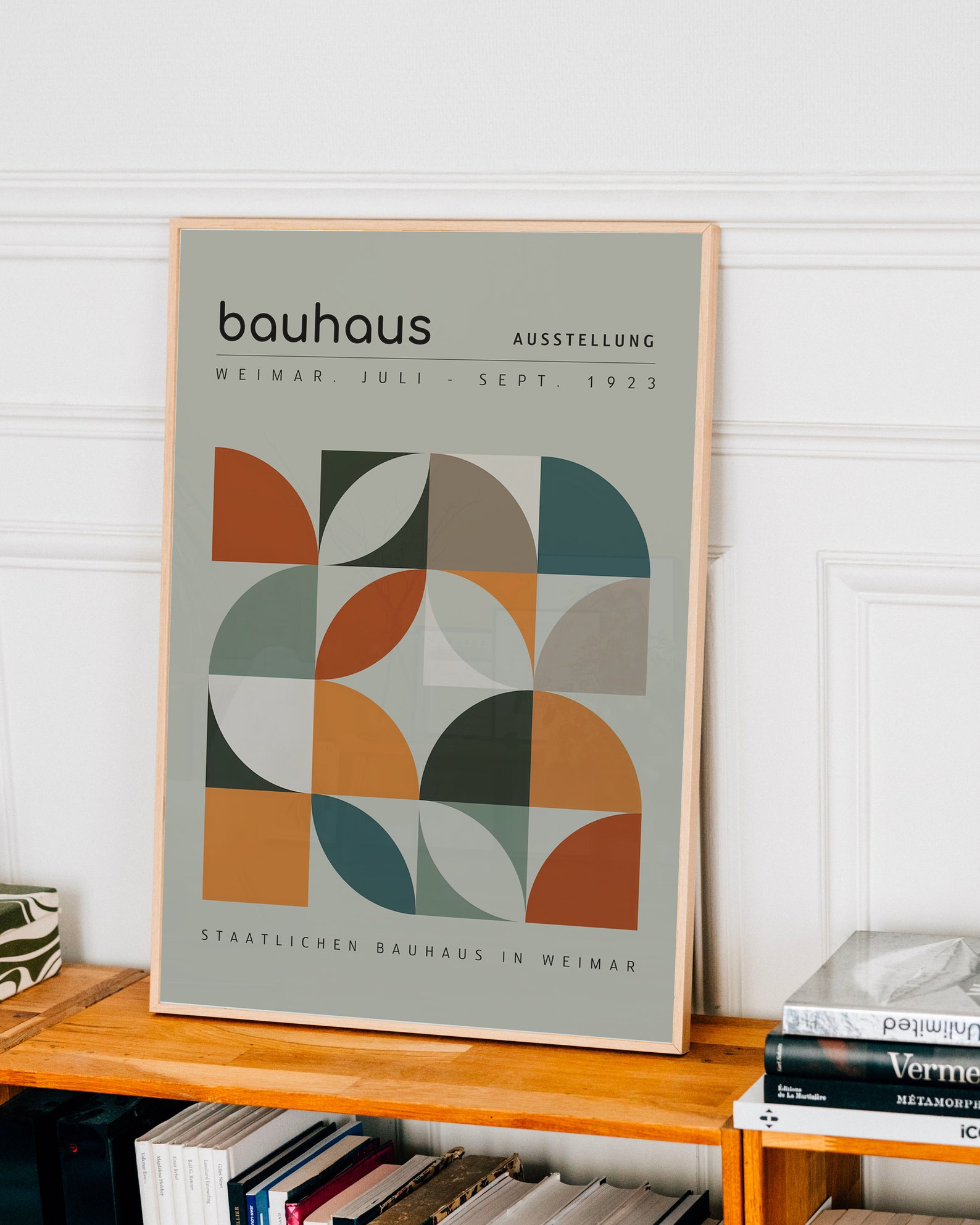 Bauhaus Poster, Staatlichen Bahaus in Weimar, 1923, Exhibition Poster ...