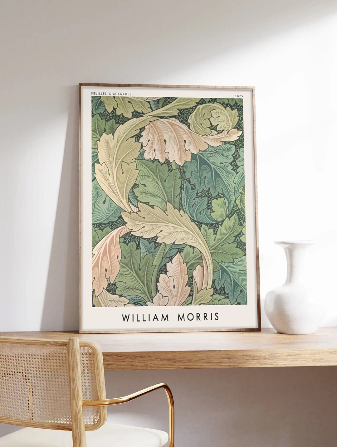 Morris Poster, William Morris, Art Nouveau, Flower Motifs, Exhibition ...