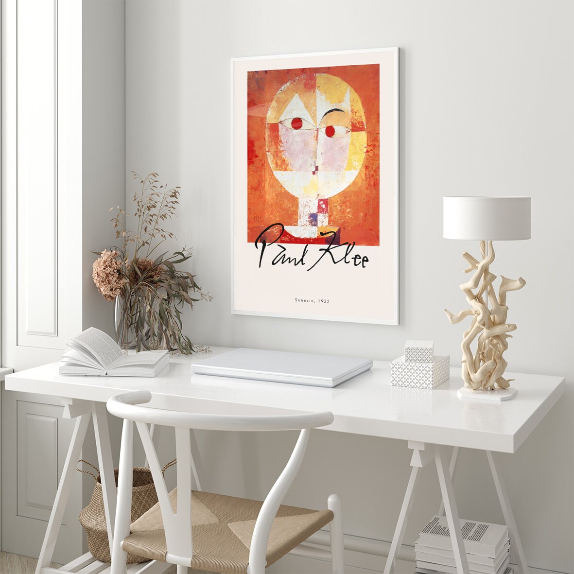 Paul Klee Poster, Abstract Art, Klee Poster, Abstract Poster, Senecio ...