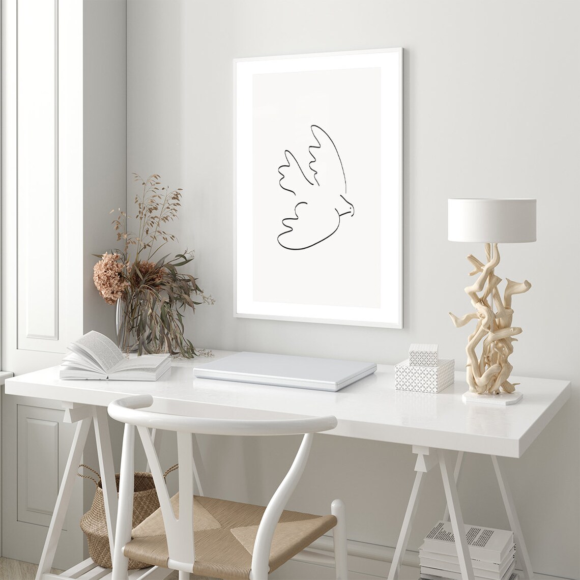 Minimalist Poster, One Line Poster, Bird One Line, Museum Quality Art ...