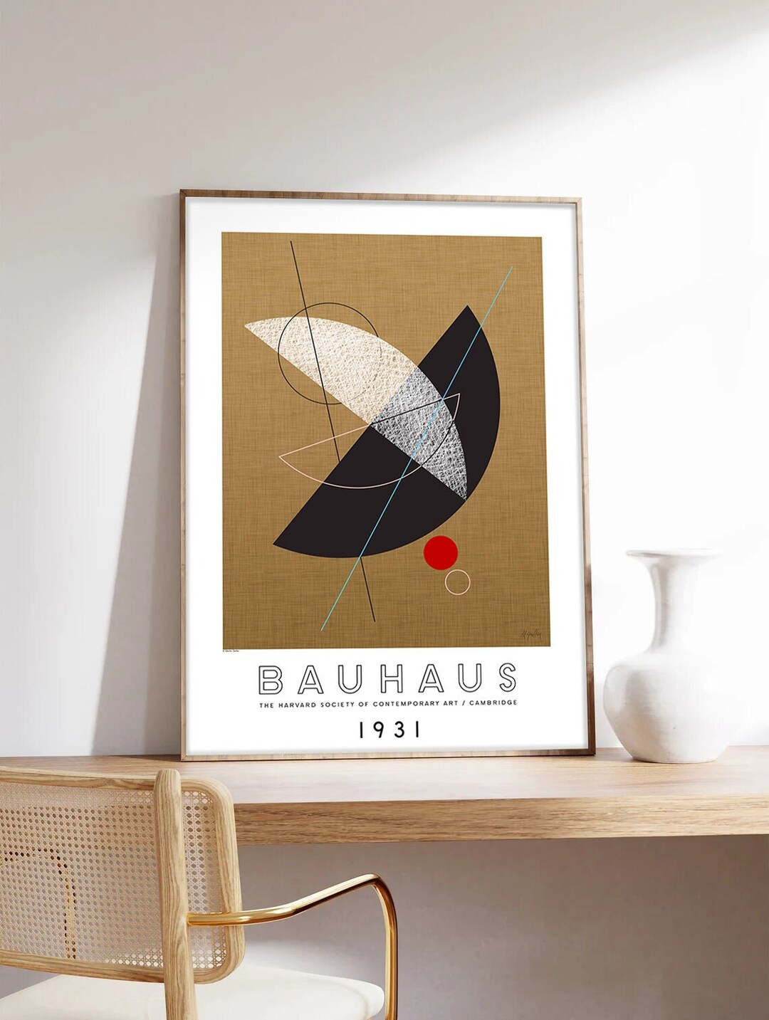 Bauhaus Poster, Bauhaus Composition I, by Martin Geller, Bauhaus Poster ...
