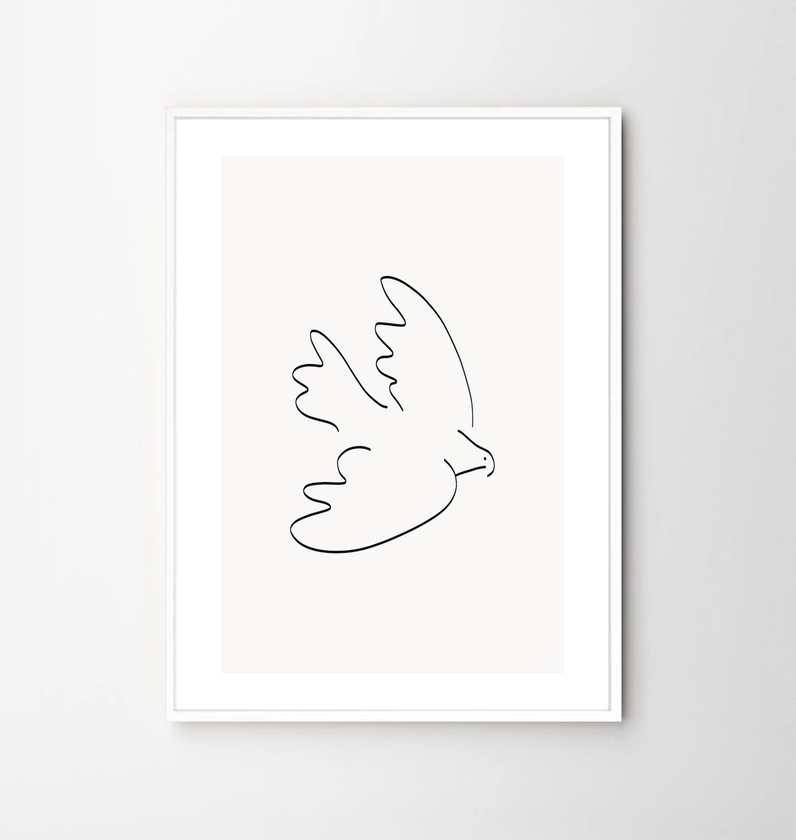 Minimalist Poster One Line Poster Bird One Line Museum - Etsy