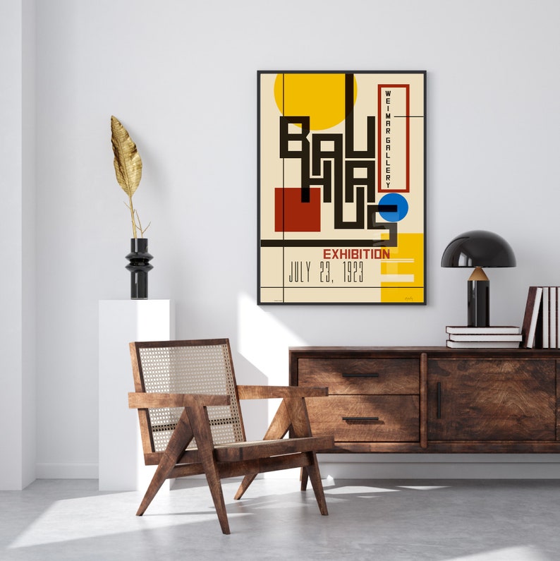 Bauhaus Poster Bauhaus Exhibition Poster I by Martin Geller - Etsy UK
