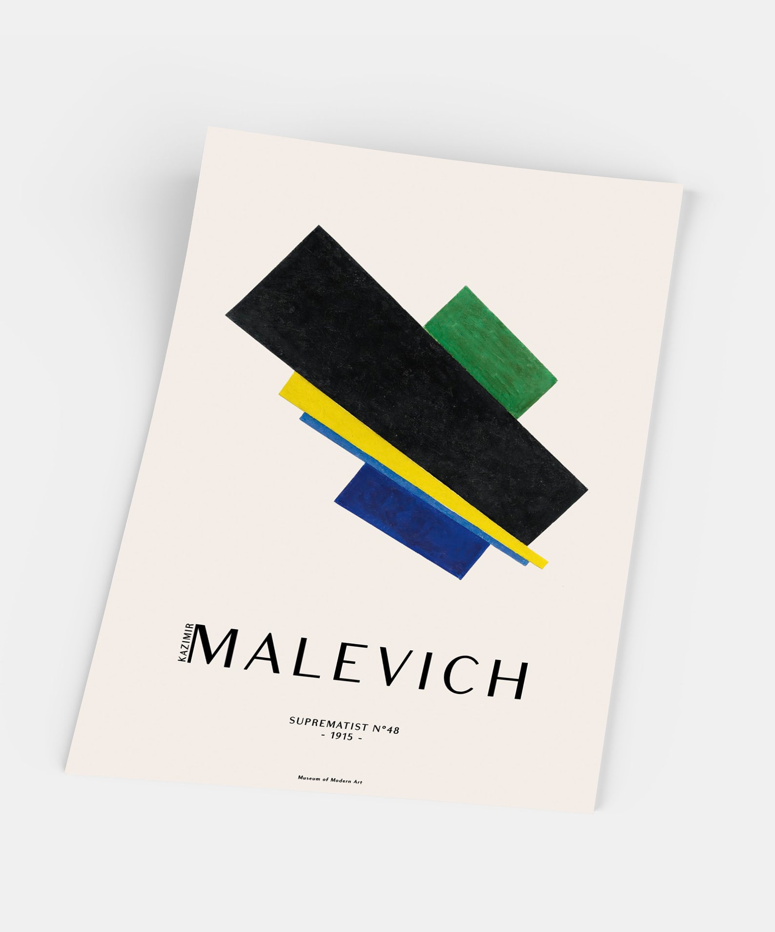 Malevich Poster, Minimalist, Suprematist, Abstract Art, Exhibition ...