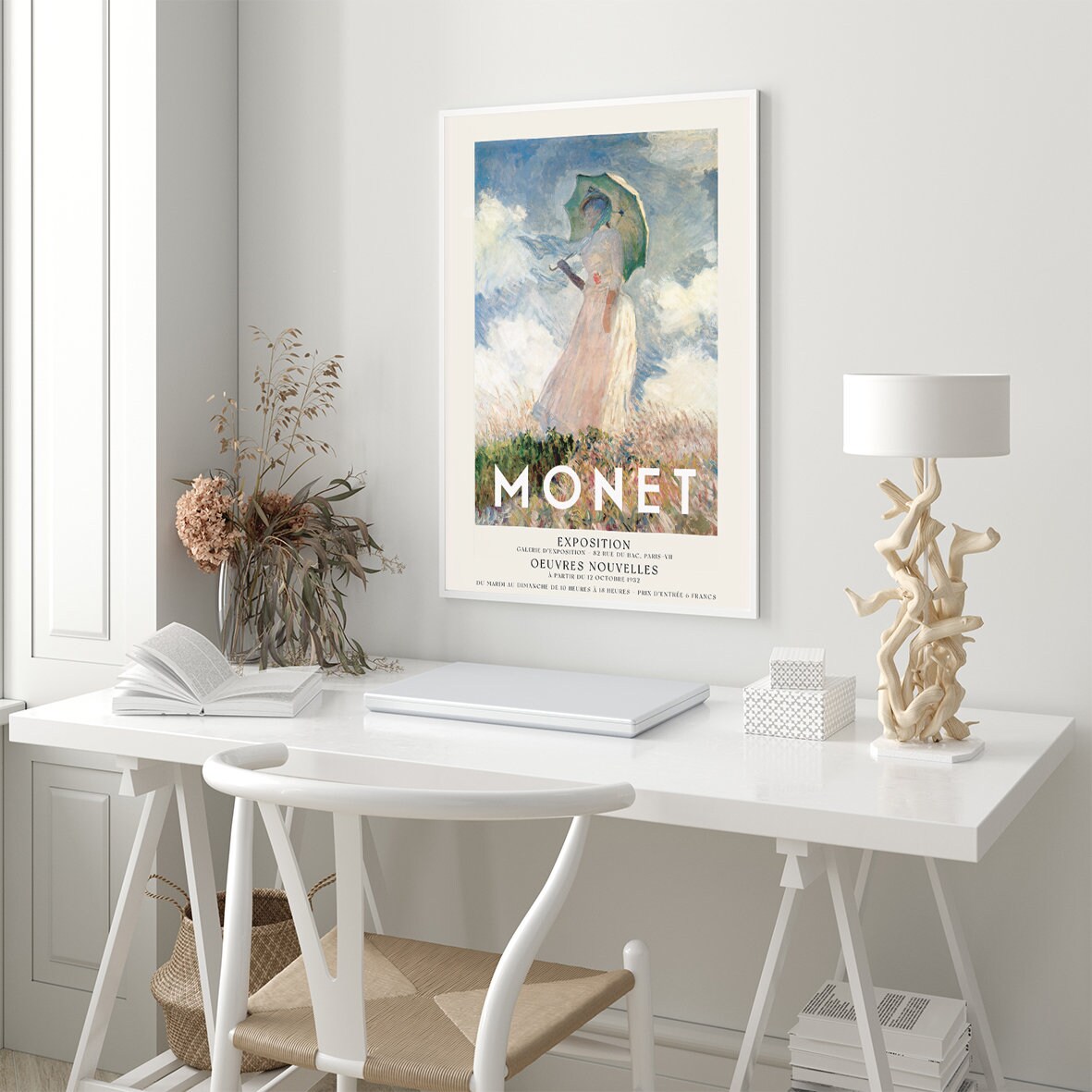 Claude Monet Poster, New Works, Impressionism, Monet Poster, Exhibition ...