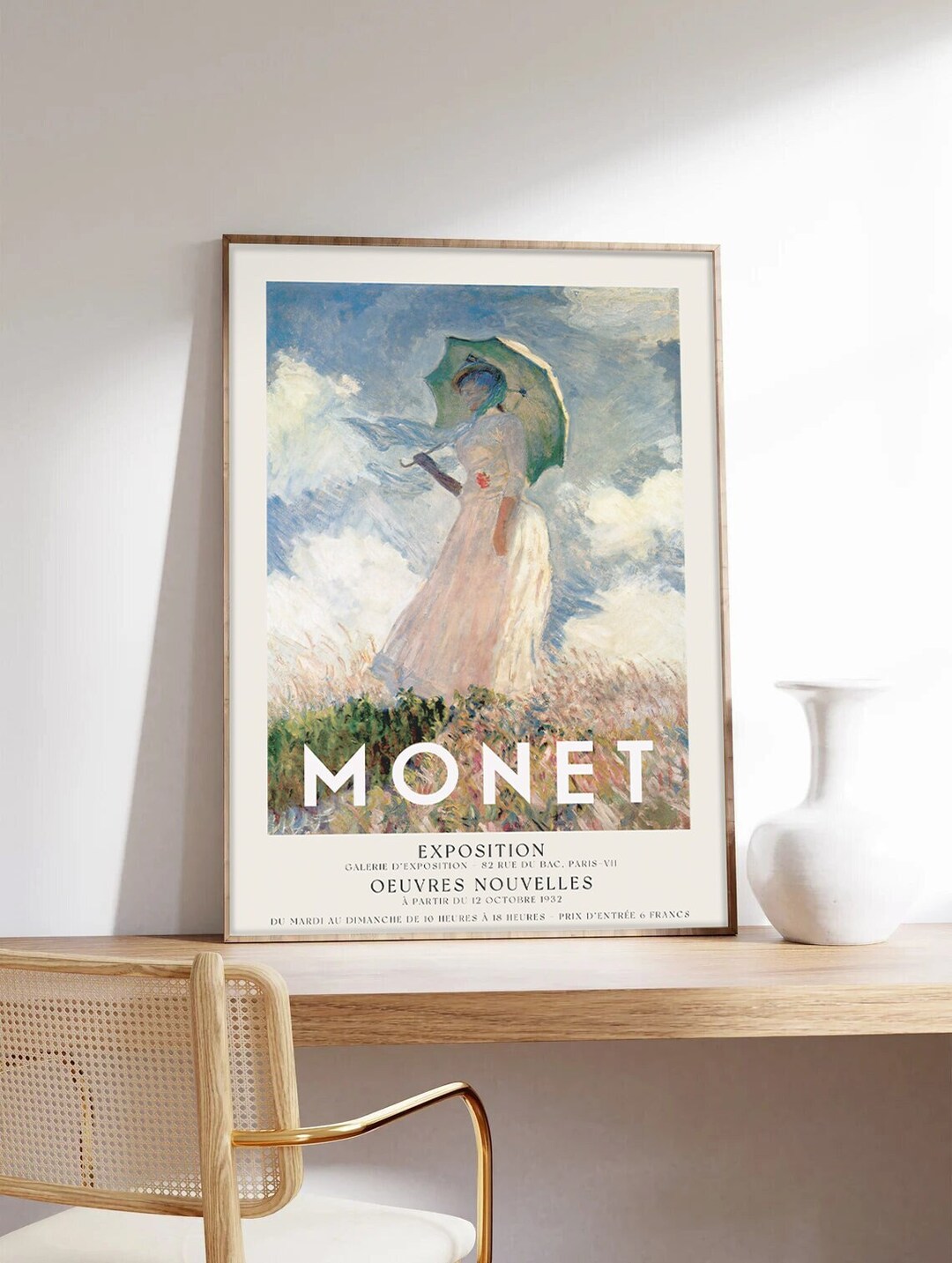 Claude Monet Poster, New Works, Impressionism, Monet Poster, Exhibition ...
