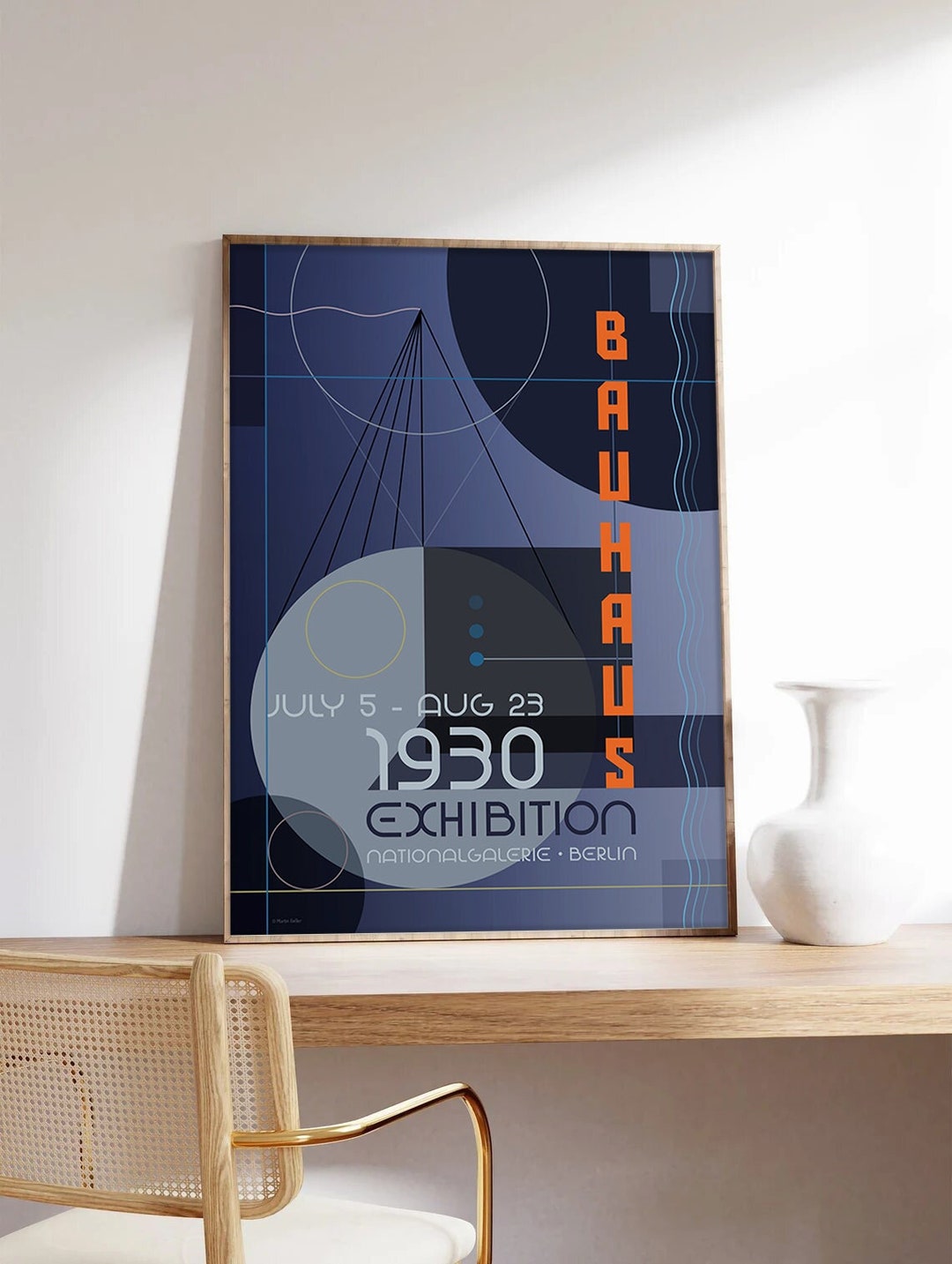 Bauhaus Poster, Bauhaus XII, by Martin Geller, Bauhaus Poster, Abstract ...
