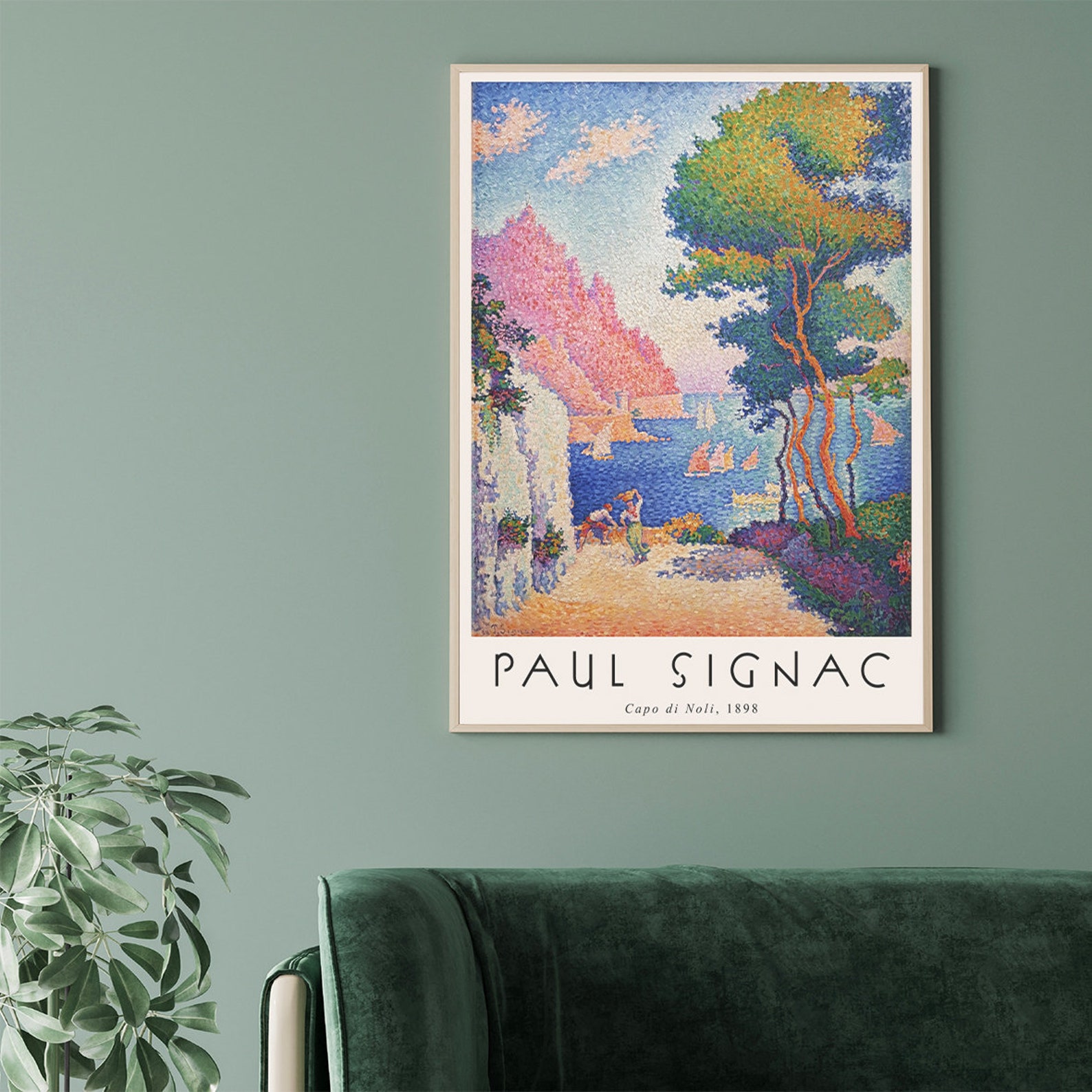 Signac Poster Pointillism Paul Signac Nature Poster Capo - Etsy