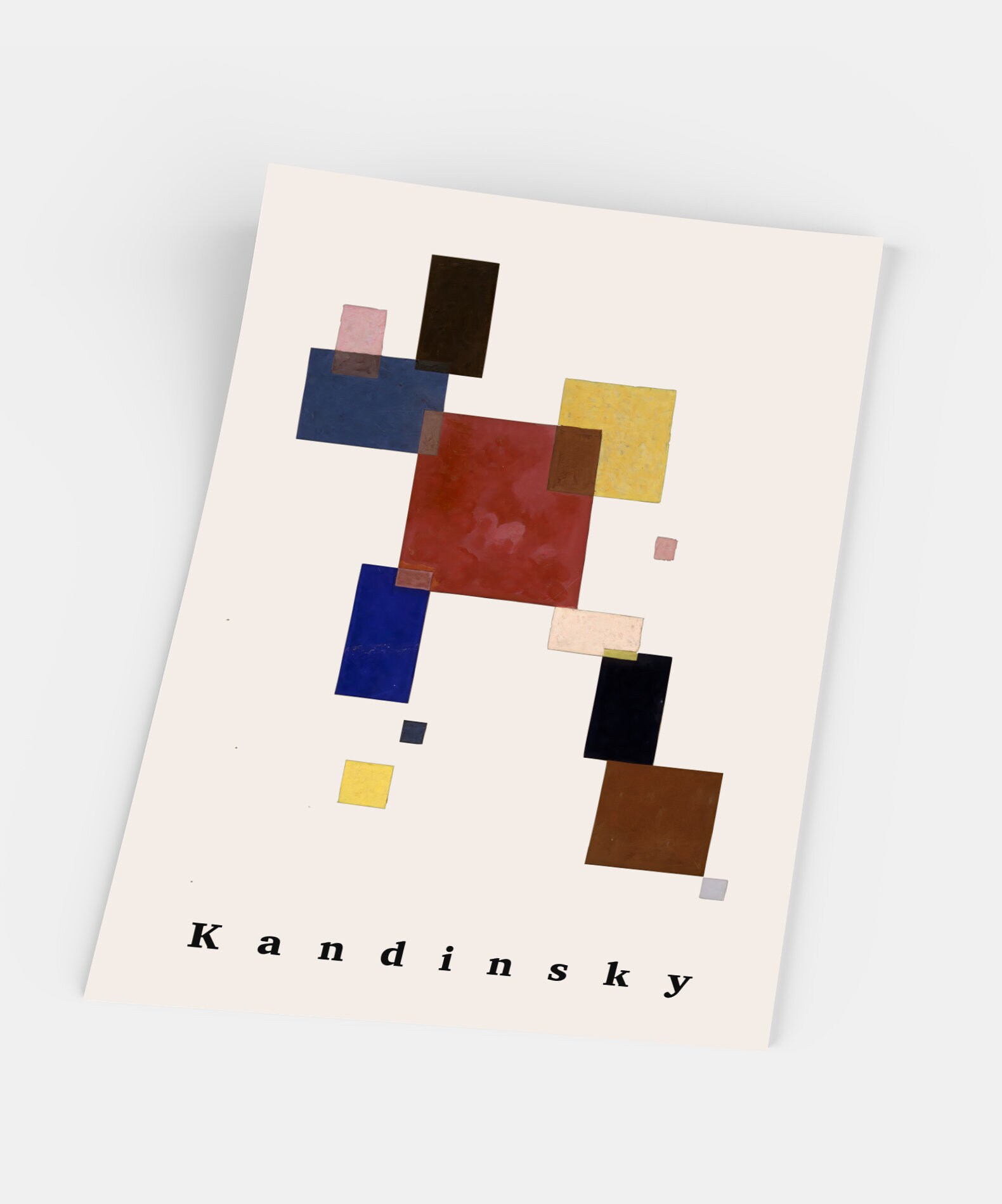 Kandinsky Poster, Thirteen Rectangles, Abstract Art, Wassily Kandinsky ...