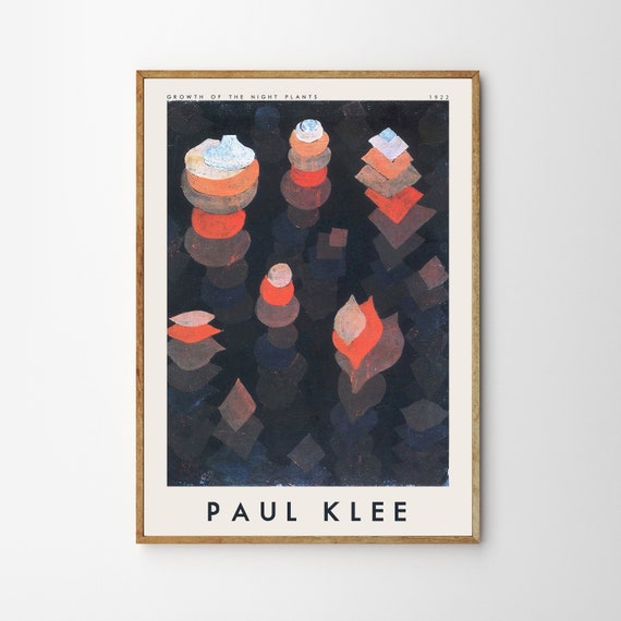Klee Poster Abstract Art Paul Klee Abstract Poster Night - Etsy