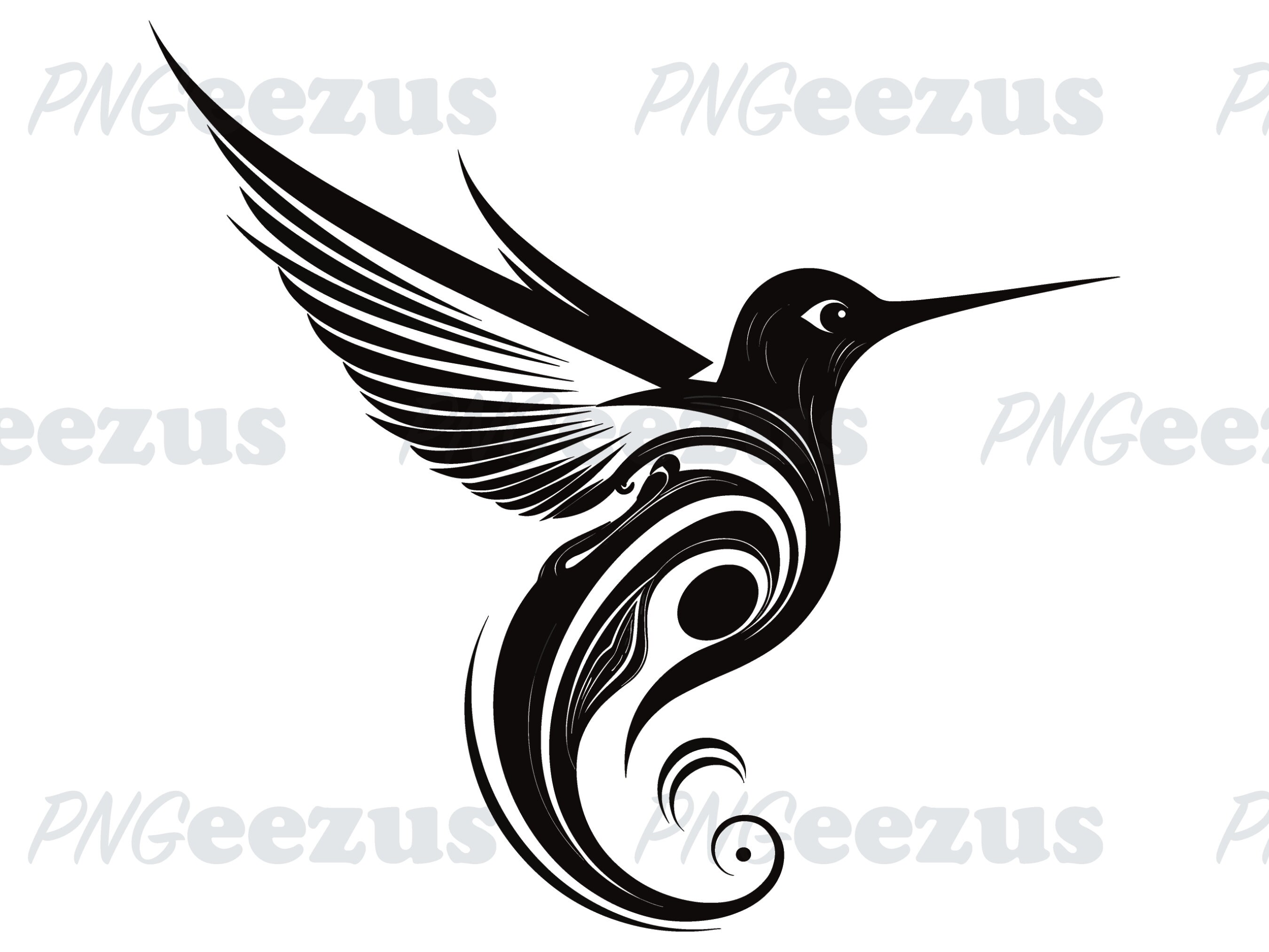 Hummingbird SVG Hummingbird SVG File Hummingbird Mandala - Etsy