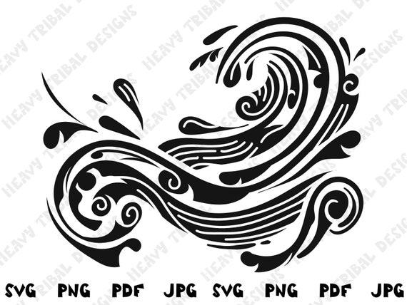 Pin Polynesian Wave Designs Hawaiian Surfer , Hawaii CWB, Vintage