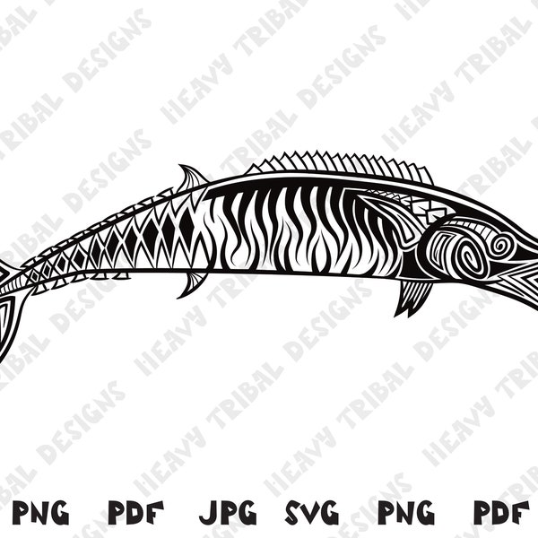 Barracuda Svg - Etsy