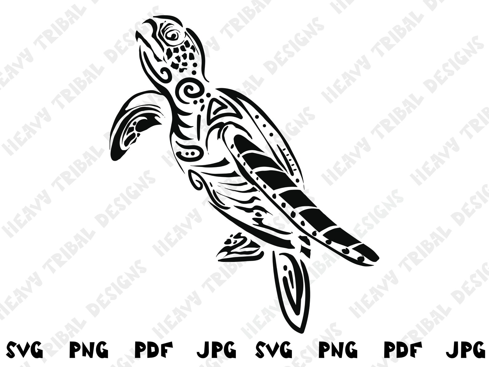 Tribal Sea Turtle Side View, Turtle SVG, Sea Turtle SVG, Turtle PNG ...