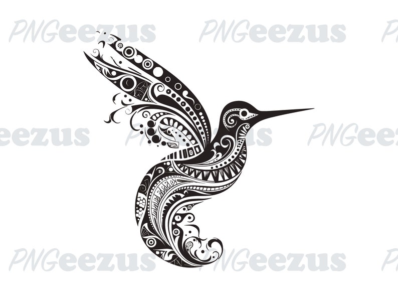 Paquete SVG de colibrí de 10, SVG de colibrí, archivo SVG de colibrí ...