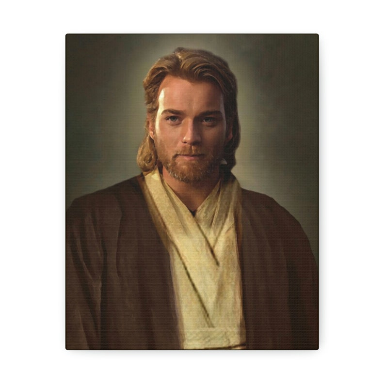 Obi-wan Kenobi Space Jesus Portrait Star Wars Gift Prequels Clone Wars ...