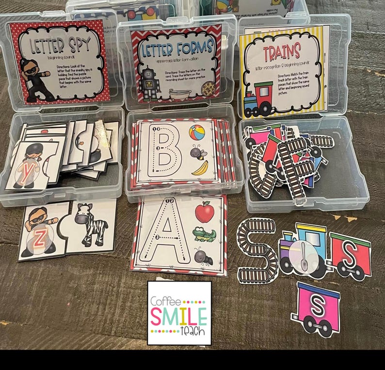 Kindergarten & Preschool Alphabet Activities and Educational Game ...