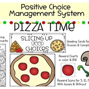 Whole Class Behavior Incentive Chart Pizza Behavior System Class Reward ...