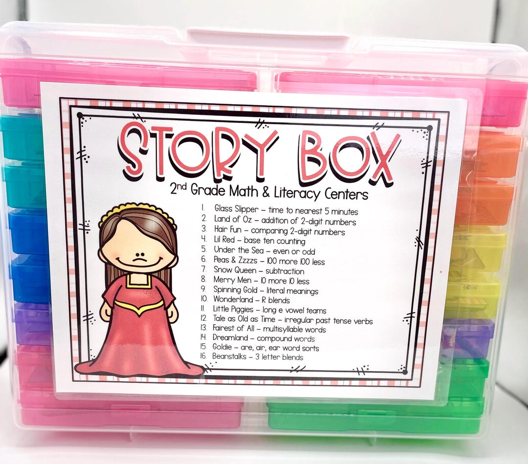 Fairy Tale-themed 2nd Grade Task Box Centers Learning Activities ...