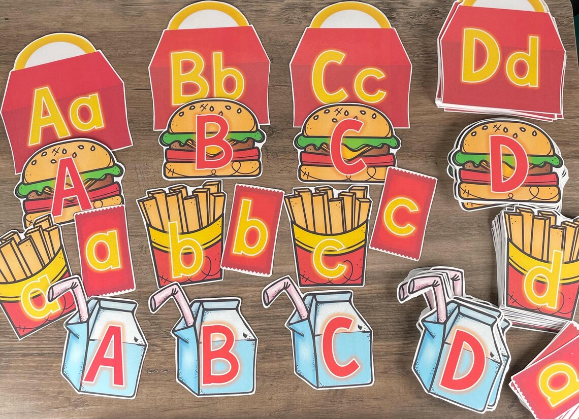 Kindergarten Preschool Center Letter Recognition Task Box Letter ...