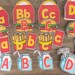 Fast Food Alphabet Matching Game: Letter Recognition Learning Center - Etsy