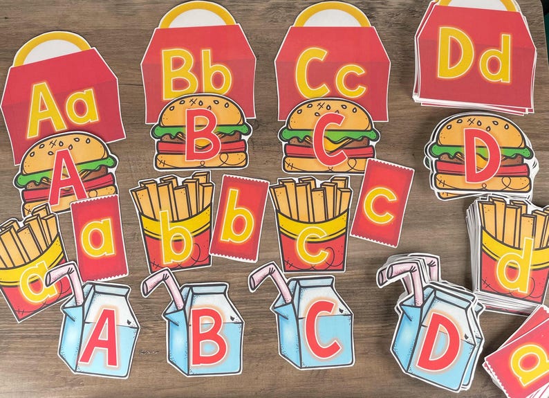 Kindergarten Preschool Center Letter Recognition Task Box Letter ...