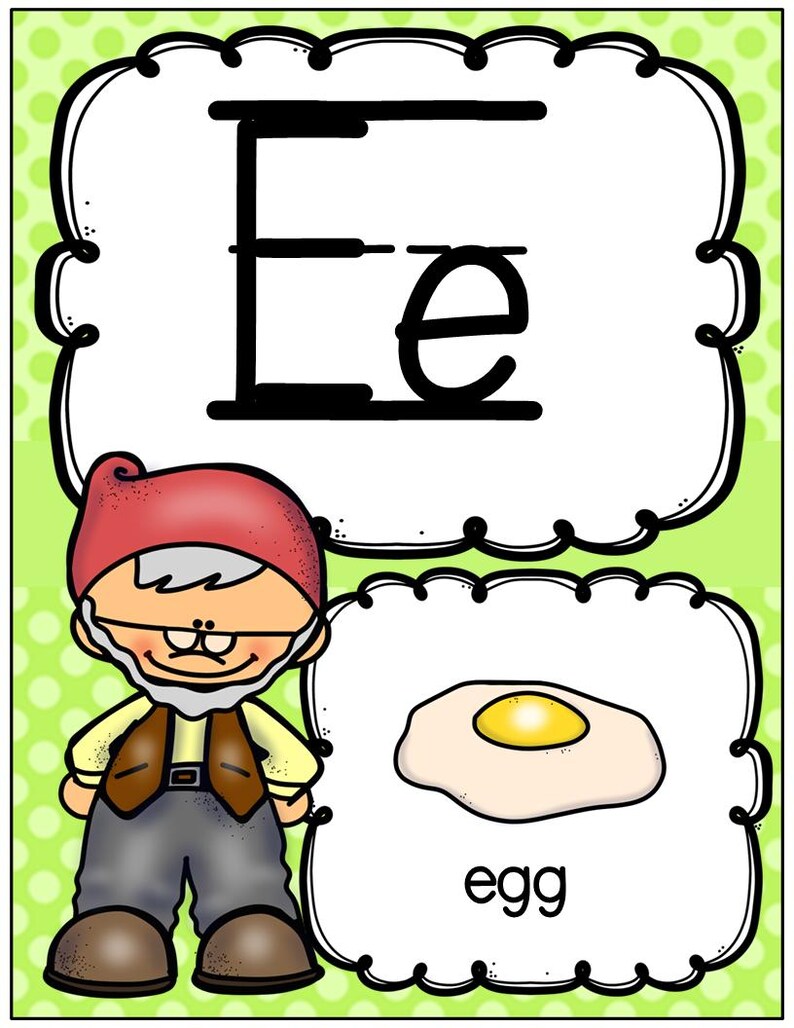 Fairy Tale Themed Alphabet Posters for Classroom Decor Homeschool ...