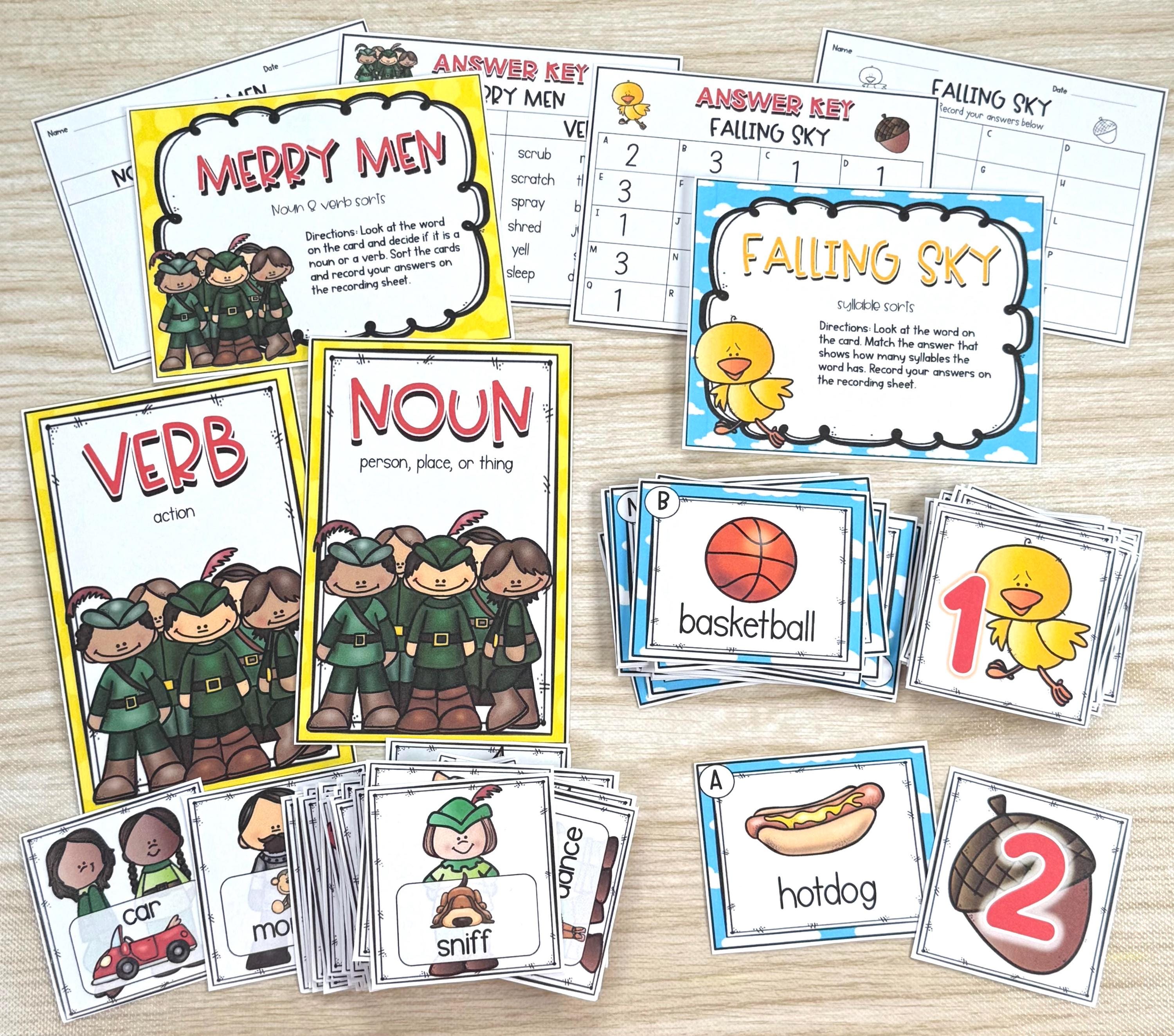 1st Grade Fairy Tales Math & Literacy Task Boxes Learning Centers ...