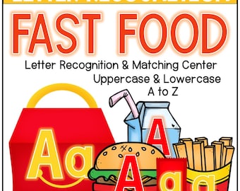 Kindergarten Preschool Center Letter Recognition Task Box Letter ...