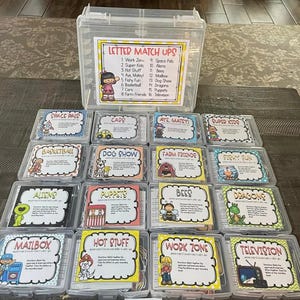Alphabet Letter Recognition Task Boxes & Centers / Activities for Early ...