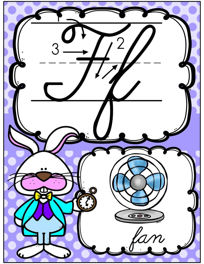 Fairy Tale Themed Alphabet Posters for Classroom Decor Homeschool ...