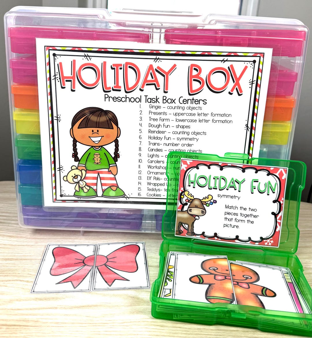 Christmas Preschool Learning Games Homeschool Resources Kindergarten ...