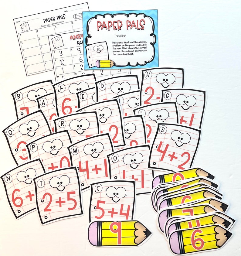 Back to School 1st Grade Math & Literacy Task Boxes Centers Classroom ...