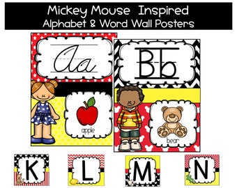 Mickey Mouse Classroom Decor | Etsy