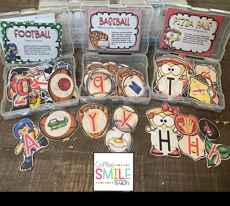 Kindergarten & Preschool Alphabet Activities and Educational Game ...