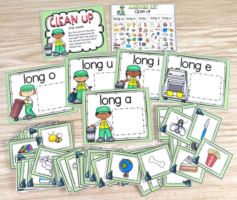 Kindergarten Community Helpers Math & Literacy Centers Task Boxes ...