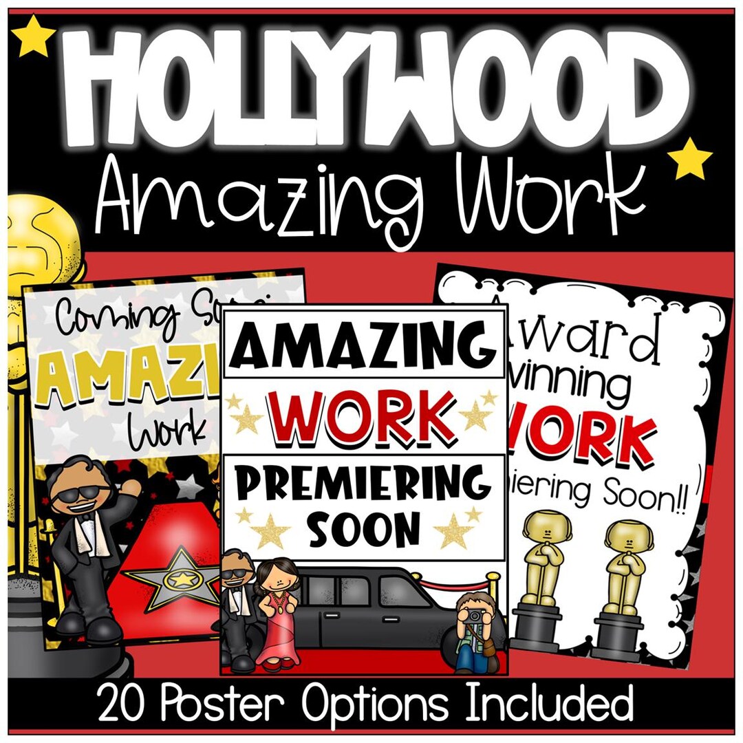 Hollywood Themed Classroom Decor Amazing Work Coming Soon Place Holder ...