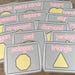 Sprinkled Cookie Shape Sorting: Montessori Math Center - Etsy