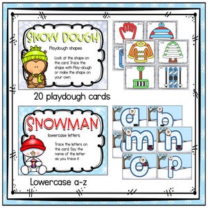 Prek Preschool Winter Themed Task Box Centers January Hands on ...