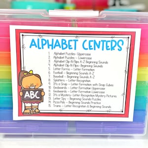 Kindergarten & Preschool Alphabet Activities and Educational Game ...