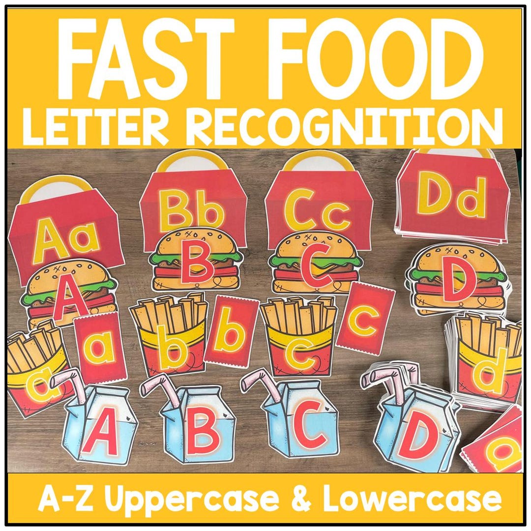 Kindergarten Preschool Center Letter Recognition Task Box Letter ...