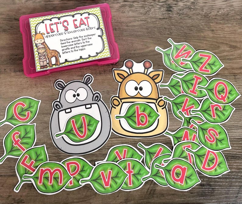 Preschool Zoo-themed Task Box Centers and Games Classroom and ...