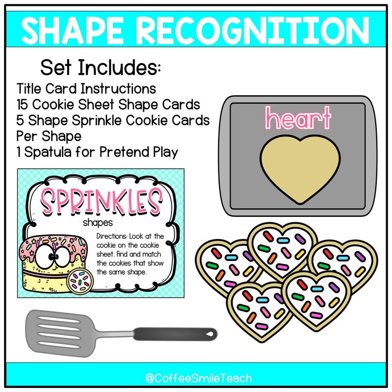 Cookie Shape Sorting Activity: Montessori Learning Center (digital ...