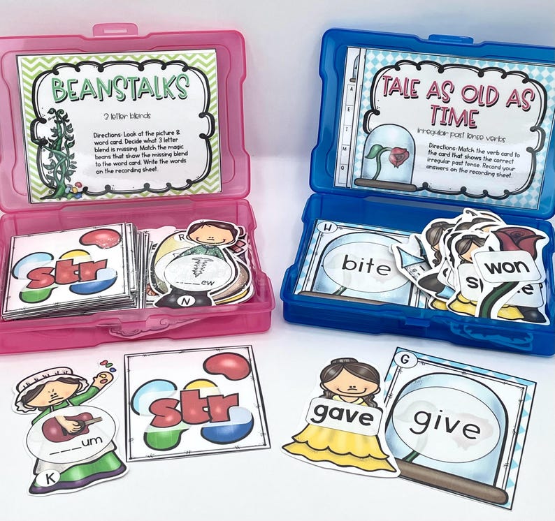 Fairy Tale-themed 2nd Grade Task Box Centers Learning Activities ...