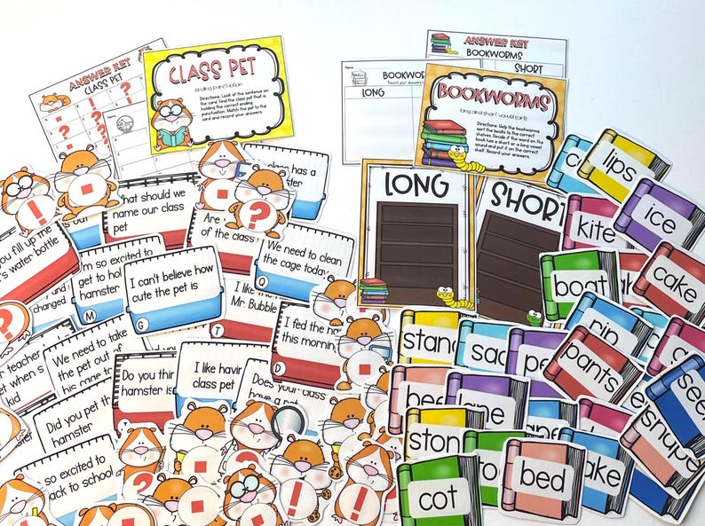 2nd Grade Back to School Math & Literacy Task Boxes Centers Classroom ...