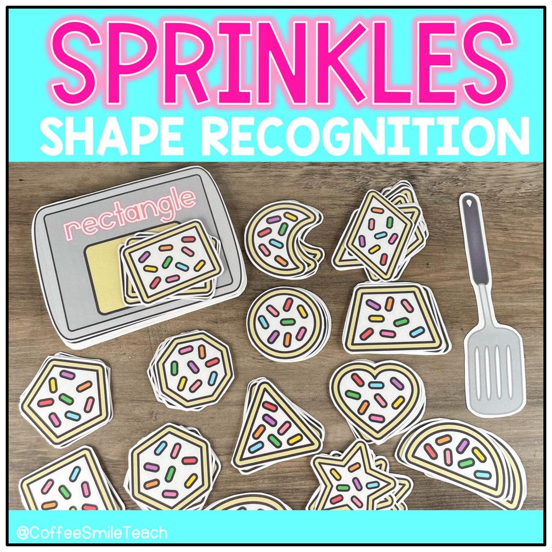 Kindergarten Math Center Montessori Centers Shape Recognition Task Box ...