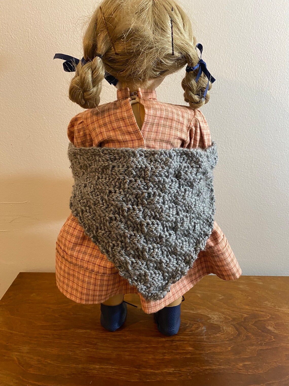18 Inch Doll Shawl Knitting Pattern, Knitting Pattern to Make Prairie ...