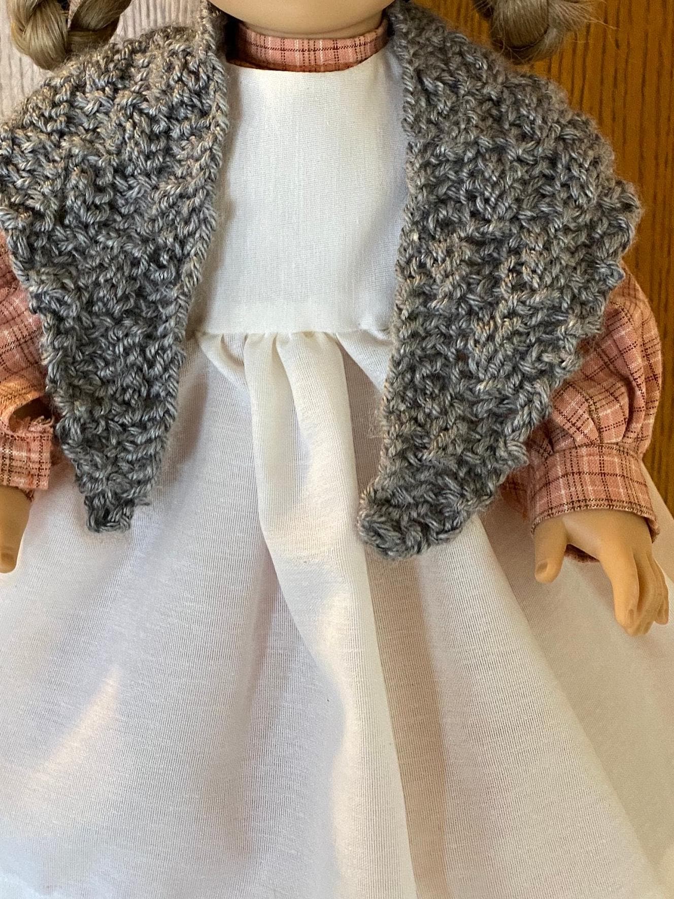 18 Inch Doll Shawl Knitting Pattern, Knitting Pattern to Make Prairie ...