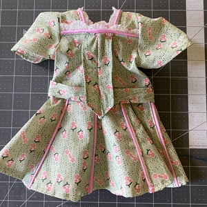 1940's Victory Dress Pattern for Dolls, Sewing Pattern Fits Larger ...