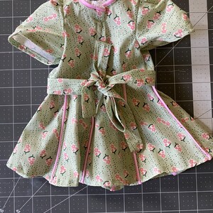 1940's Victory Dress Pattern for Dolls, Sewing Pattern Fits Larger ...